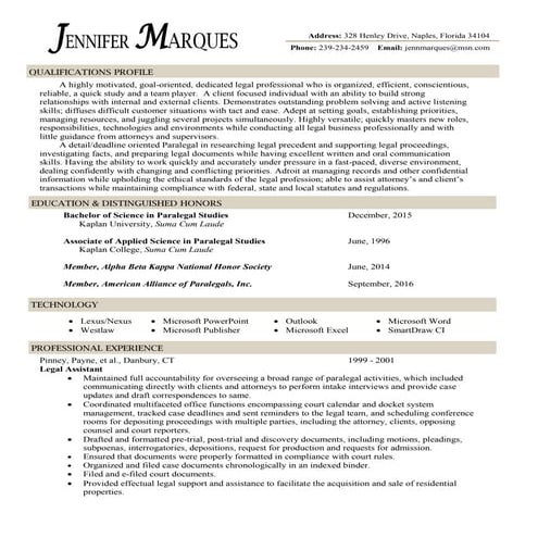 Jenn Marques Resume | PDF