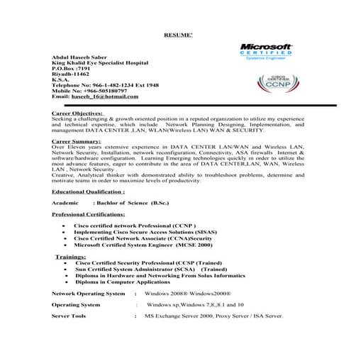 Haseeb Resume LATEST | DOC