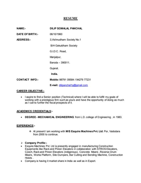 Resume Updated | PDF