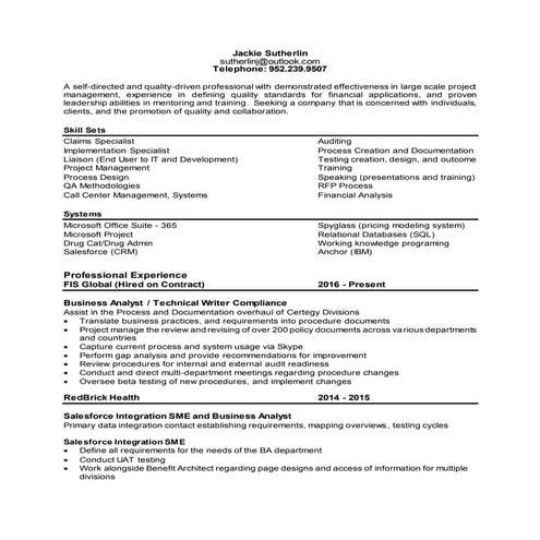 Joe Ballou Resume | DOCX