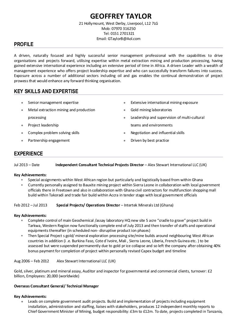 GEOFFREY TAYLOR CV new revised draft
