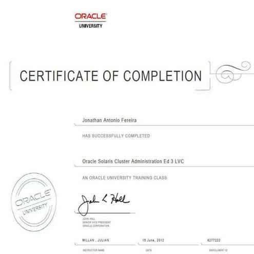 Oracle Solaris Cluster Ppt 