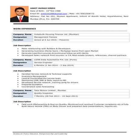 iFEEL - MKTG - Ankit K Singh Resume | DOCX