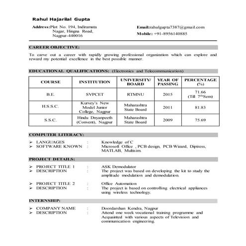 resume of joy | DOC
