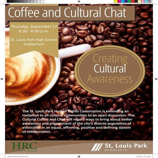 Cultural Coffee & Chat Flyer | PDF