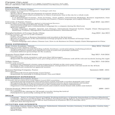 CV sample | PDF