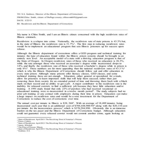 Writing Sample-Policy Memo | PDF