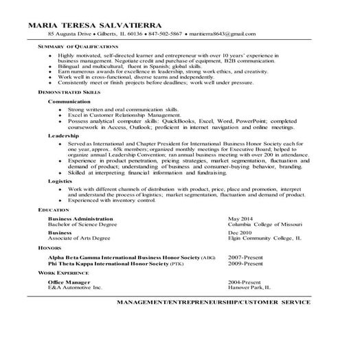 Joseph Leberte Resume | DOCX