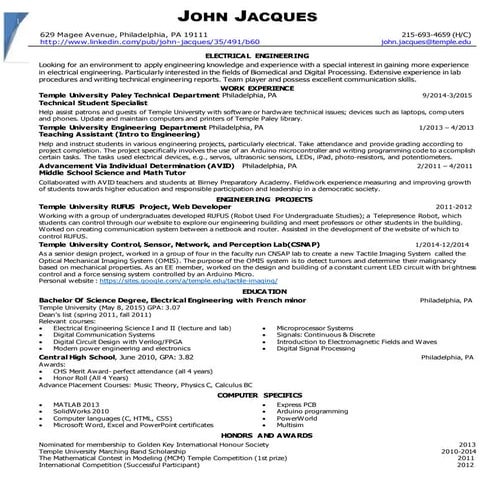 Jesse Pelletier Resume | PDF