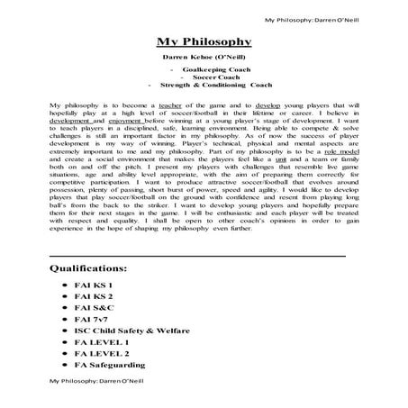 My Philosophy | DOCX