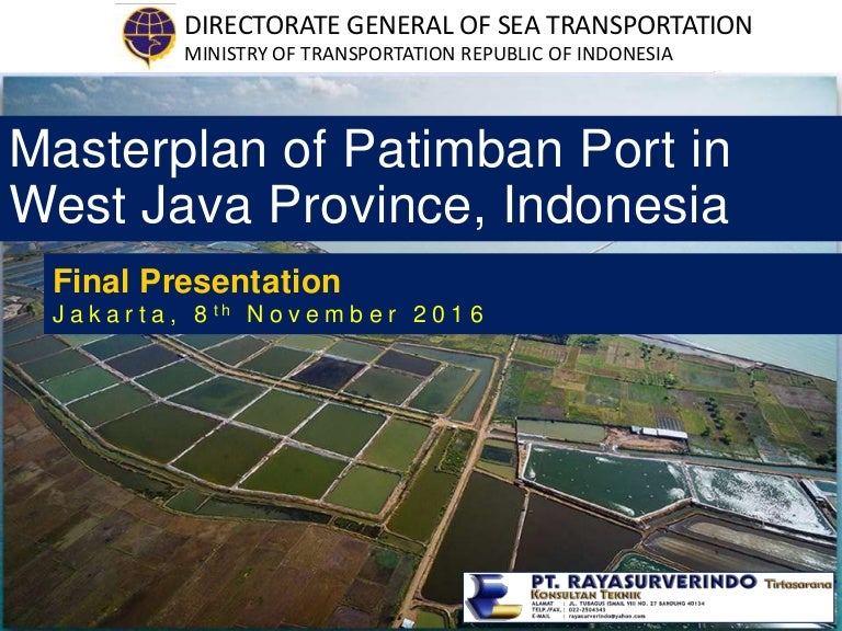 Masterplan of Patimban Port