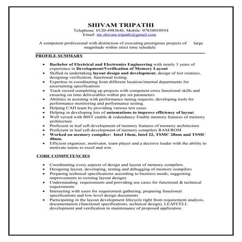 SHIVAM_RESUME | PDF