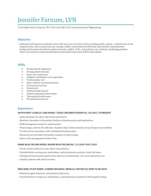 Jennifer Farnum presentations