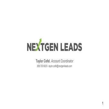 NextGen Leads | PPTX