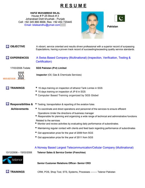FAWAD CV | DOCX | Agriculture | Industries