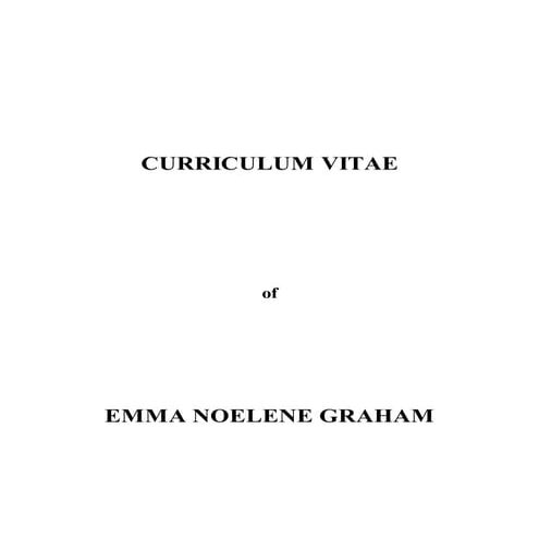 Resume for Emma Graham (4) | DOCX
