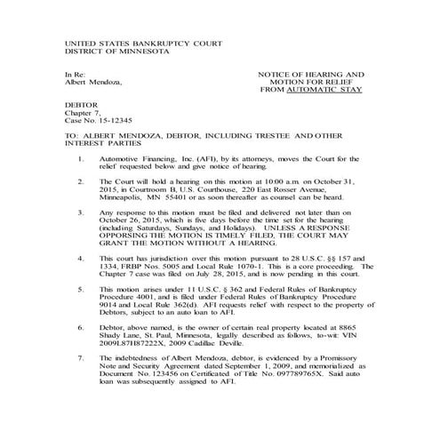 Bankruptcy-Unit4A-EV | DOCX