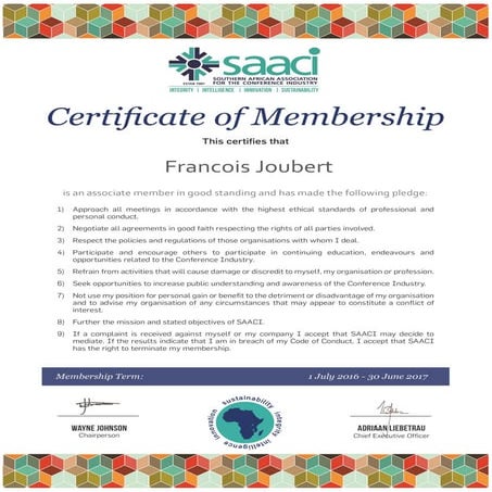 SAACI Francois Joubert | PDF