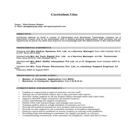 Nitin CV_Pdf | PDF