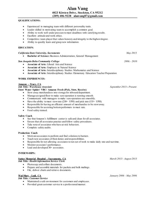 Sam resume 2 | PDF