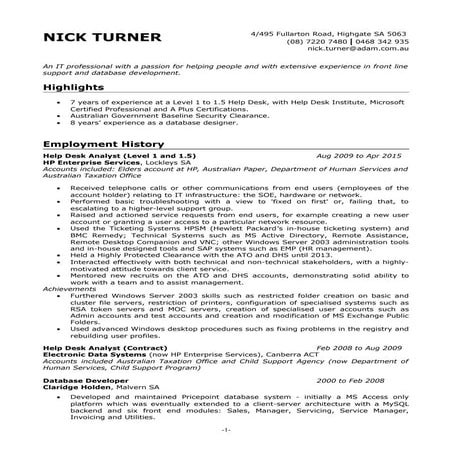 Robert Barcikowski resume | PDF