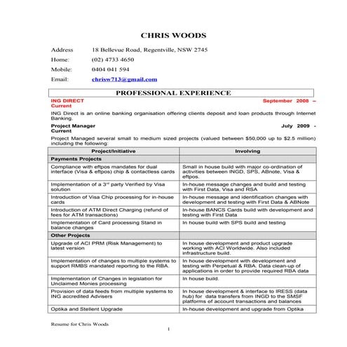 CW Resume | PDF