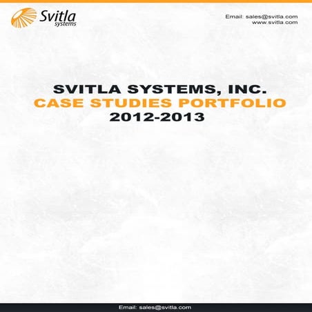 Svitla Systems' Case Studies | PDF