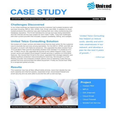UTC Case Study | PDF
