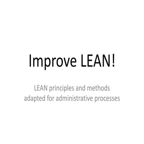 Improve Lean Pptx