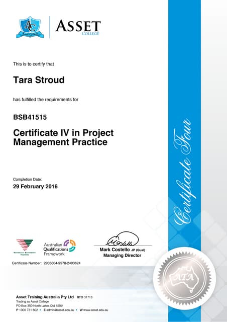 Project Management Foundations: Requirements | PDF