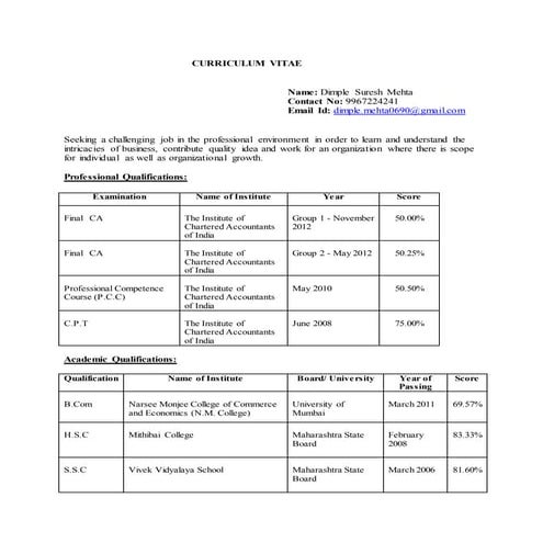 CURRICULUM VITAE | DOCX