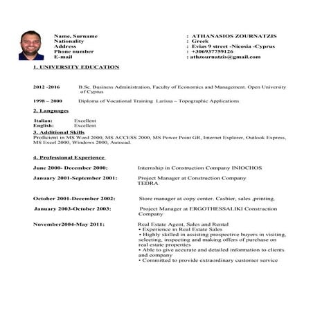 cyprus- CV ZOURNATZIS | DOC