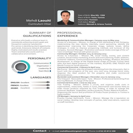 Mehdi Laouiti Cv updated 1Pdf | PDF