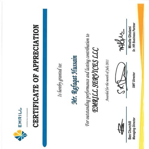 Amrill Security Appreciation | PDF