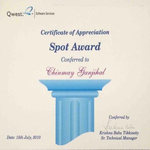 Spot Award | PPT