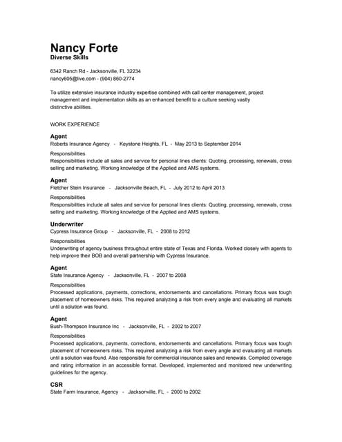 Bridgette e resume | PDF