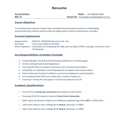 Suraj Resume_1 | PDF