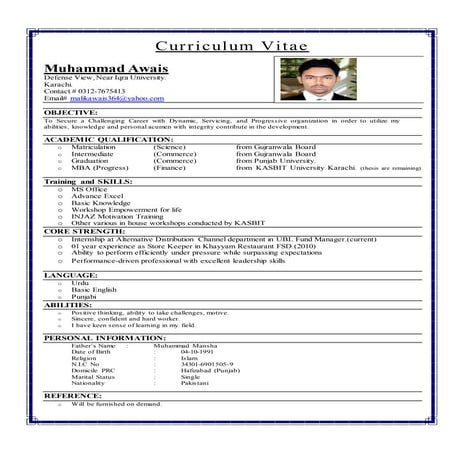 Muhammad Awais | DOCX