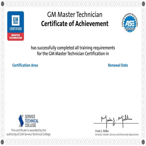 gmmastercertificate | PDF