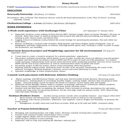 Henry Hazell New CV.DOCX