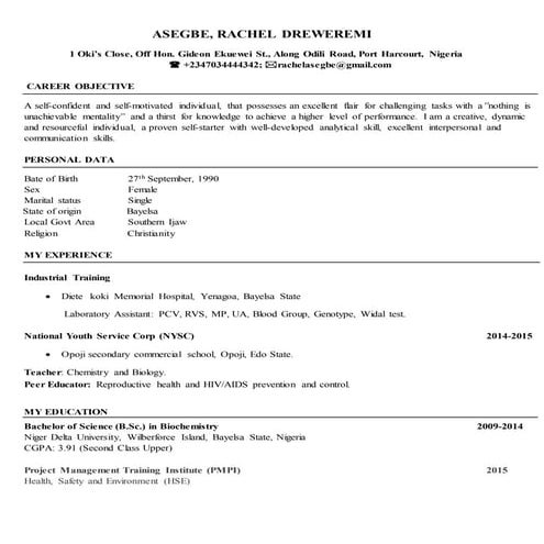 ASEGBE, RACHEL CV | DOCX