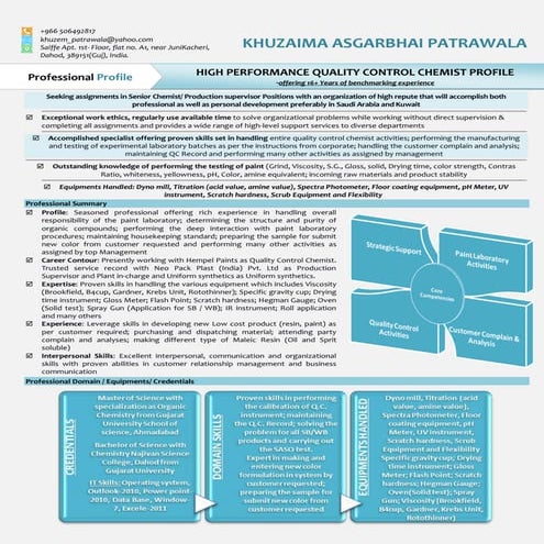 RESUME& Toeic score | PDF