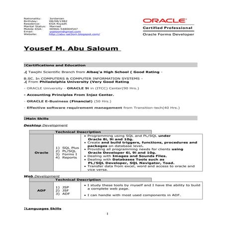 MY_CV | PDF