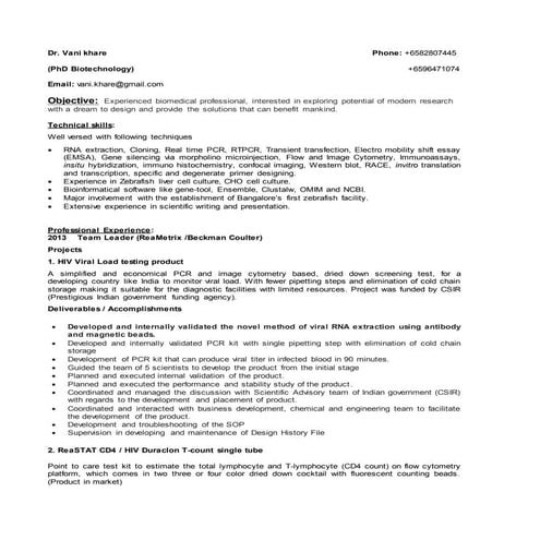 Vani_resume | PDF
