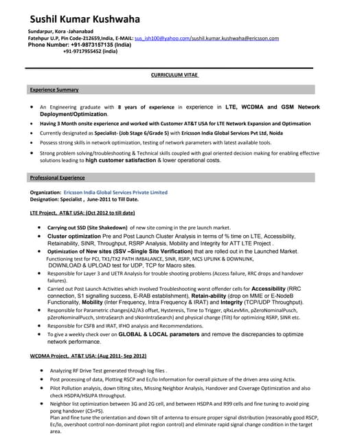 Resume_Sushil Kumar Kushwaha | PDF Resume_Sushil Kumar Kushwaha | PDF