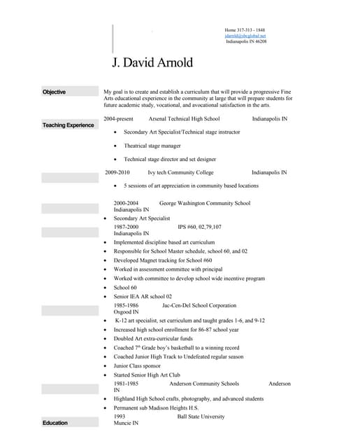 Gregg Schwartz Resume - rev 2 | PDF