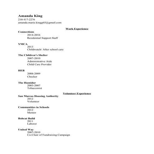 Jennifer Resume Updated | DOCX