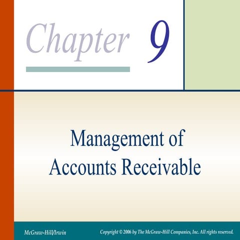 Receivables management | PPTX