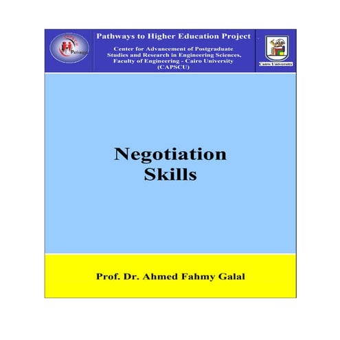 C9 1 Negotiation Skills | PDF