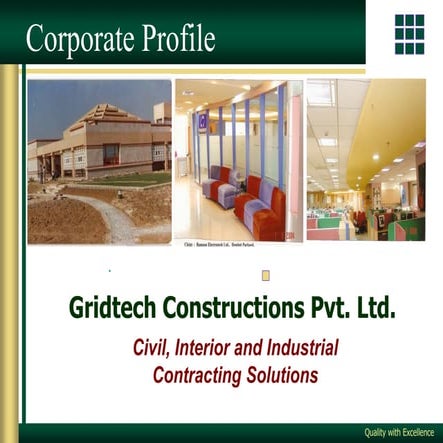 Grid Tech Corporate Presentation- Final | PDF | Construction Industry ...